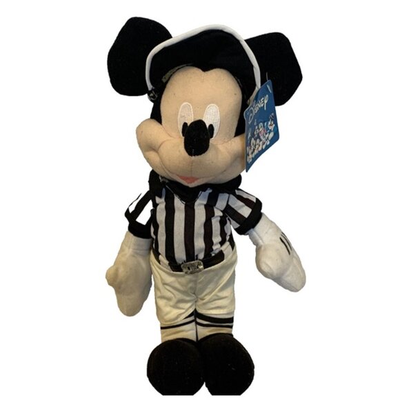 Disney | Toys | Disney Mickey Mouse Referee Outfit Stuffed Plush Toy ...
